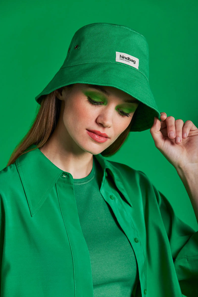 Bob Vert Coton Bio Éthique - Hindbag 🌈