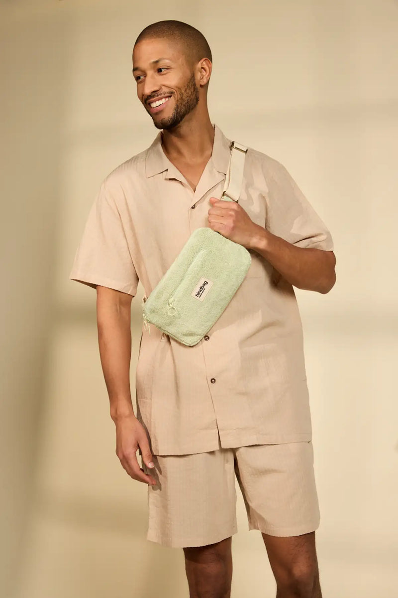 Harry Sponge Fanny Pack Almond Green | Hindbag