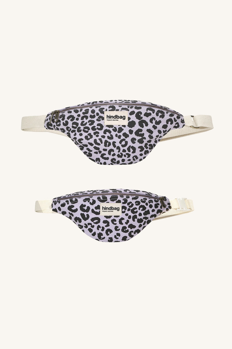 Responsible lilac leopard adult and child fanny pack 🍃 Hindbag