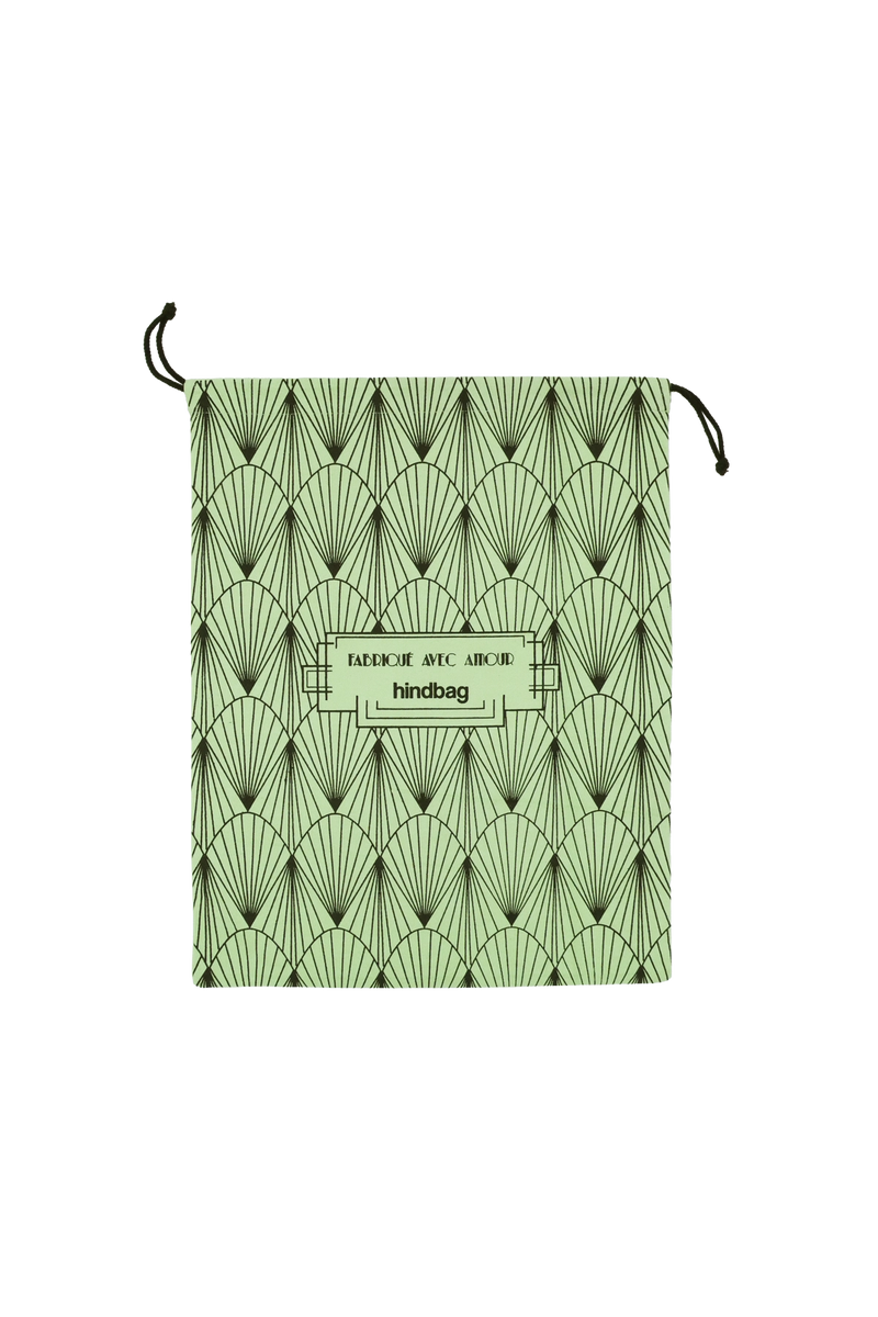 Pochon cadeau réutilisable vert matcha