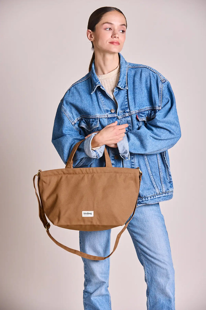 Cinnamon cotton tote bag - Alba 🌈