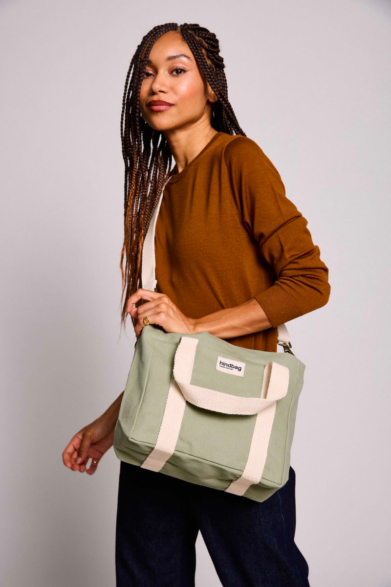 Sac à main Louise Vert argile - Hindbag